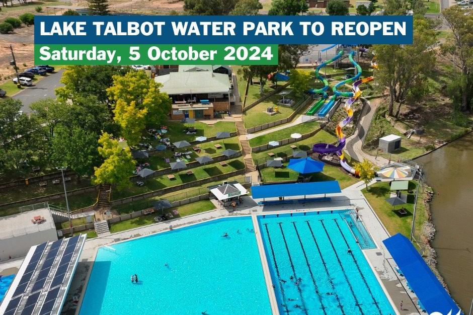 Lake Talbot Water Park to open
