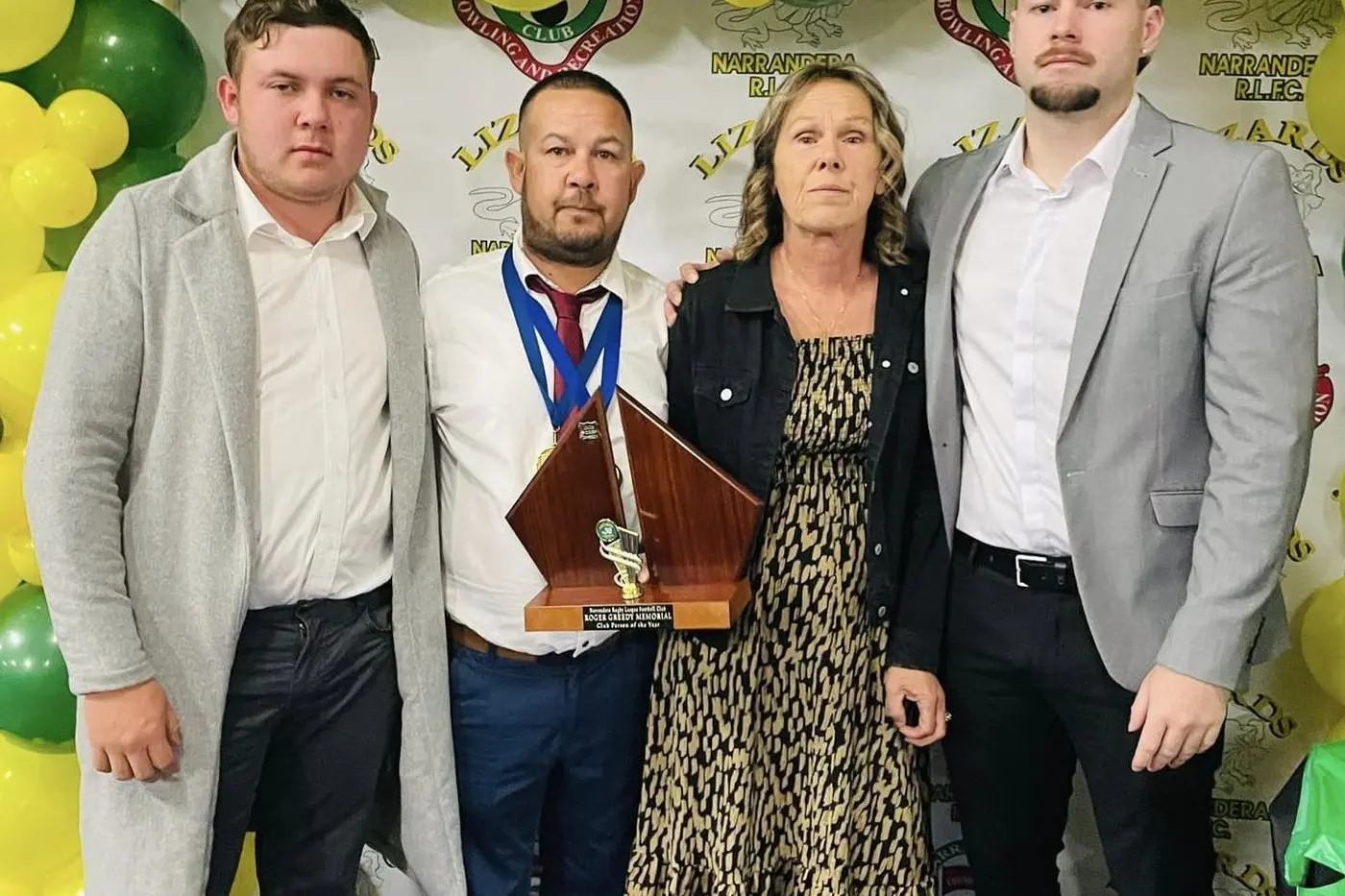Posthumous award to Lizards rugby league legend