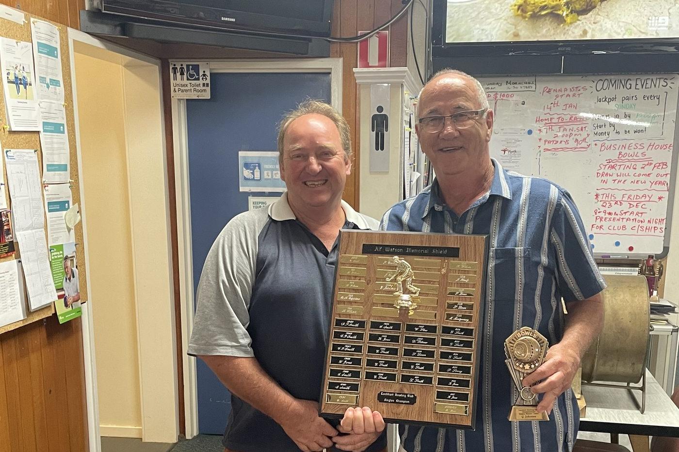 Johnstone claims Lockhart Singles Championship