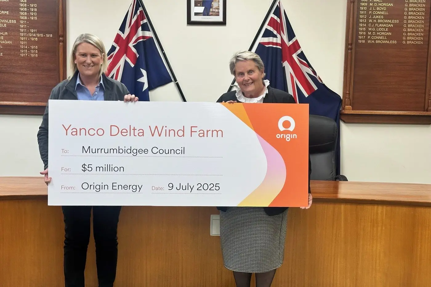 Cheque handover marks a major step forward for Jerilderie Medical Centre