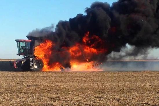Farm fires a cause for concern as harvesting continues