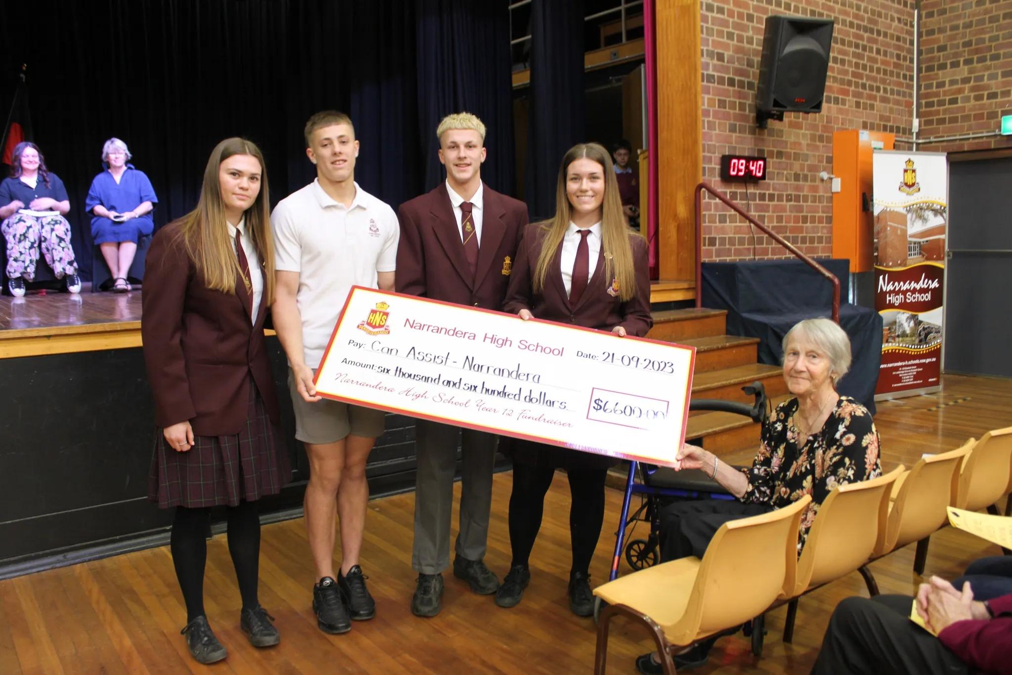Narrandera High praisedfor Can Assist support