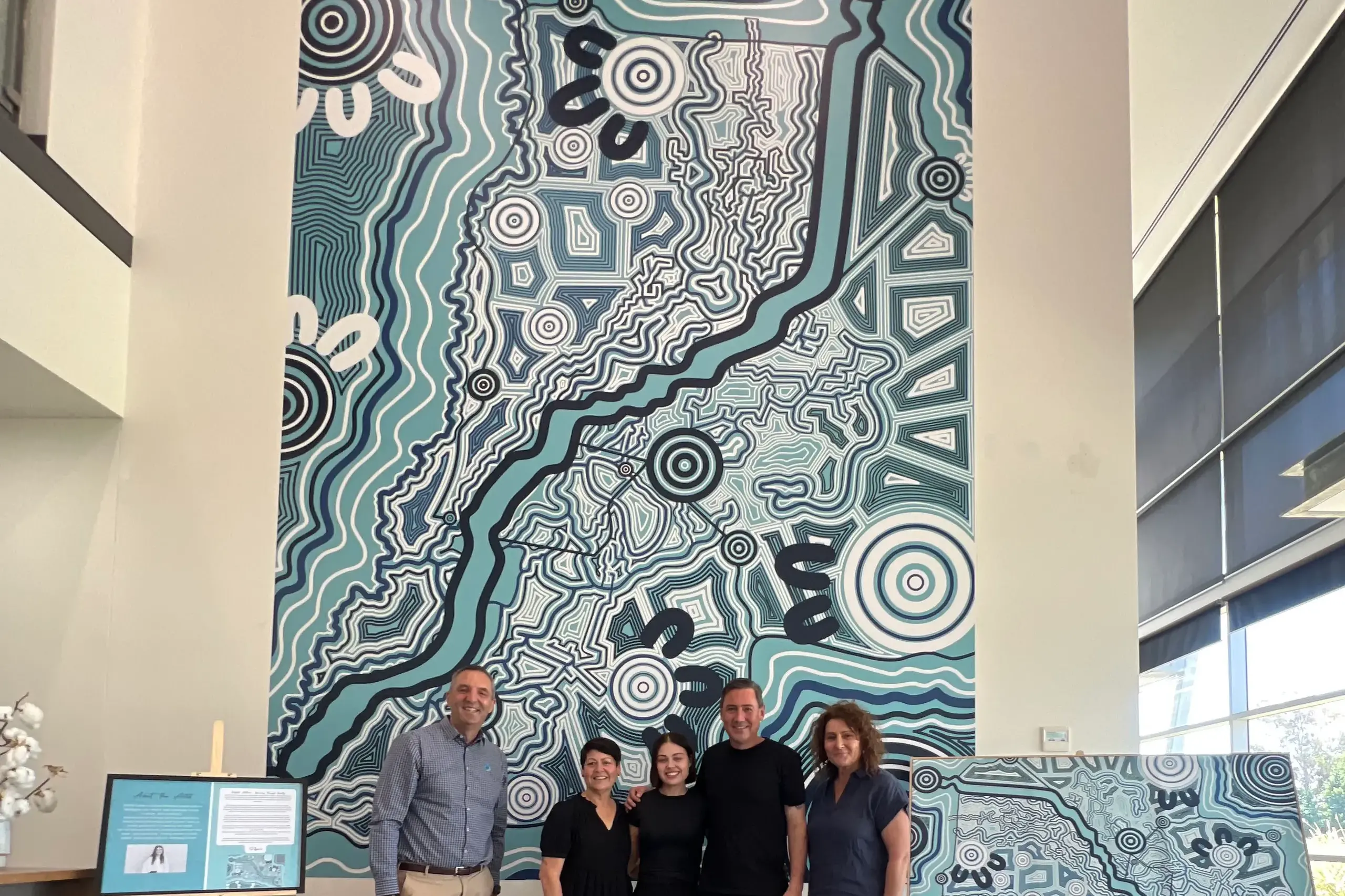 Story of water and Country: artwork launched at MI